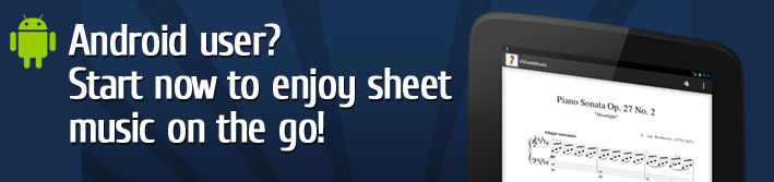 Free sheet music viewer for Android by Virtual Sheet Music